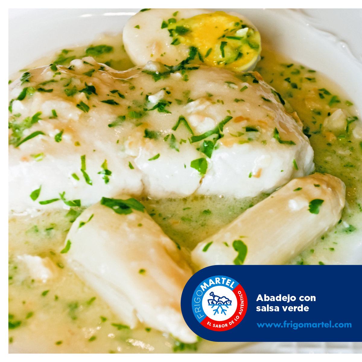 Abadejo con salsa verde » Frigo Martel
