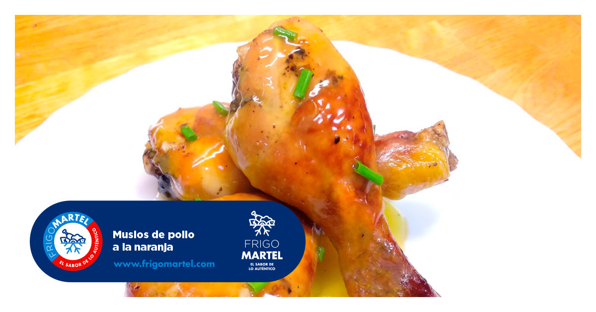 Muslos de pollo a la naranja » Frigo Martel