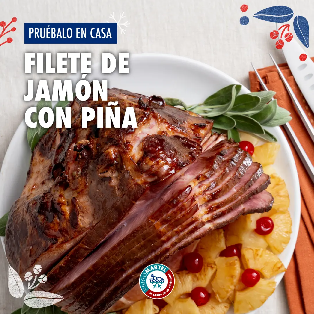Filete de jamón con piña » Frigo Martel » Receta
